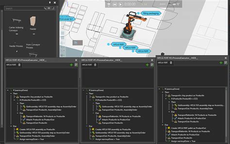 Robot Palletize And Depalletize Multiple Pallets Robot Programming Visual Components The