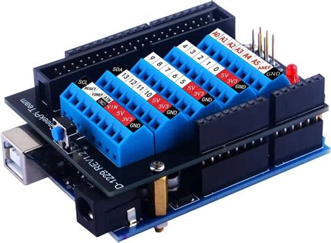 Arduino Screw Terminal Hat Pour Arduino Uno Gpio Screw Terminal Block Breakout Eur 2907