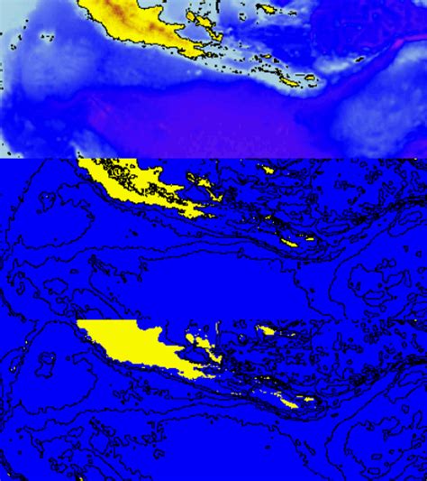 How To Plot A Bathymetry Map In R With Few Colors And Contours Stack