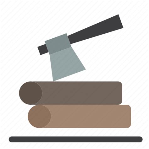 Ax Log Timber Wood Icon
