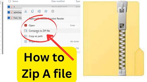 How To Zip A File Youtube