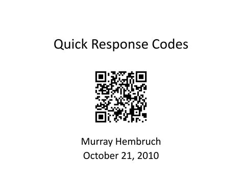 New Technology Trends Presentation Qr Codes Ppt