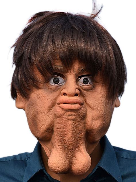 Scrotum Chin Mask Ballchinian Mask Testicles Balls Halloween Party Prop