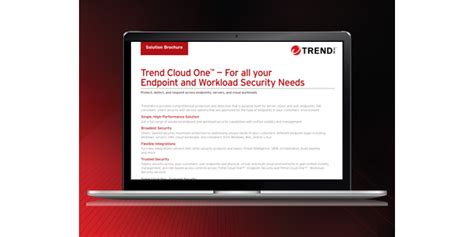 Cloud One Endpoint Security Solution Brochure