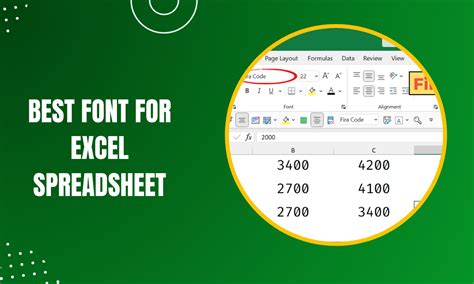Best Font For Excel Spreadsheet Earn And Excel