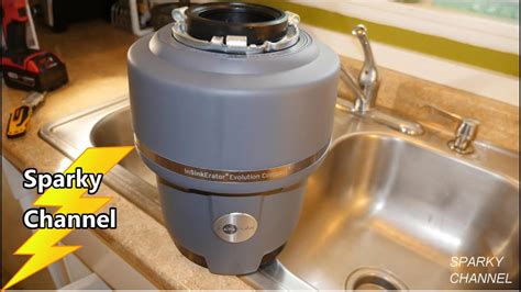 How To Install An Insinkerator Evolution Garbage Disposal And An Air Gap Youtube