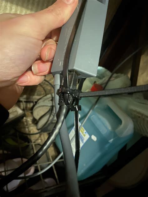 Ethernet Tab Broke So I Fixed It With Zip Ties R Techsupportmacgyver