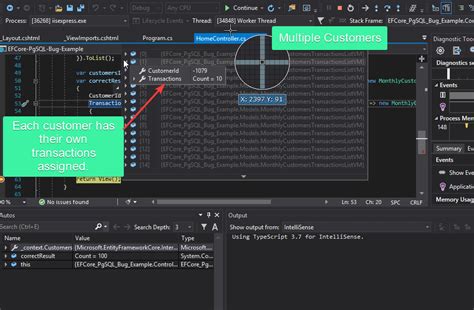 making a sub query inside a projection from a filtered queryable