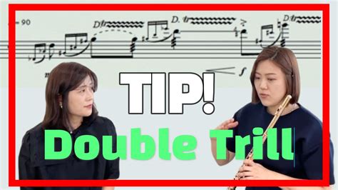 Tip16 Double Trill I 더블트릴 I Trill I 트릴 I 플루트 현대기법 I 작곡 성세인 I 플루티스트 장예지 I 플룻 I 트레몰로 I Tremolo