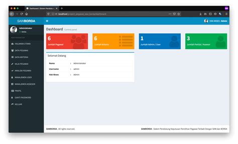 Source Code Spk Pemilihan Pegawai Terbaik Metode Saw Dan Borda Dengan Codeigniter Malas Ngoding