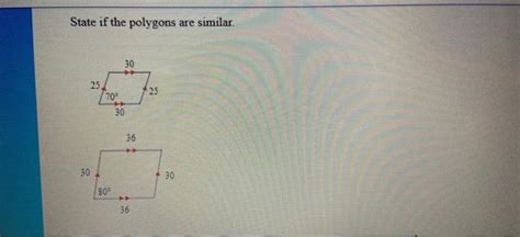 Solved State If The Polygons Are Similar Chegg Com