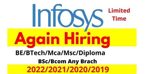 Infosys Hiring System Engineer Role For Diploma Babes
