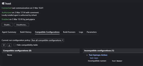 How To Resolve Incompatible Runner Error In Teamcity Despite Canrun