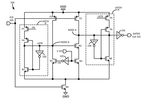 Integrated Clock Gater Icg Using Clock Cascode Complimentary Switch