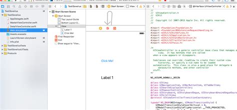 Ios Opening Editor And Creating Hello World App Stack Overflow