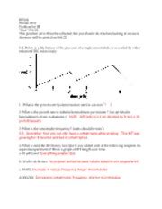 Problem Set 3 Key BIS104 Winter 2010 Problem Set III Due Feb 22 This Problem Set Will Not Be