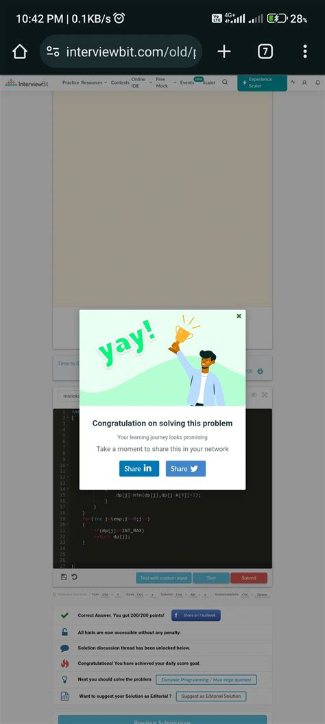 Ayush Kumar On Linkedin Day 365daysofcode Scalerdiscord Codewithscaler
