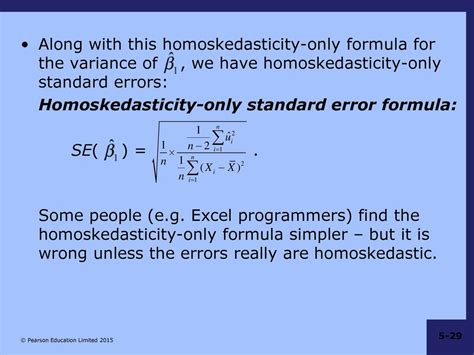 Chapter 5 Regression With A Single Regressor Hypothesis Tests And Confidence Intervals Ppt