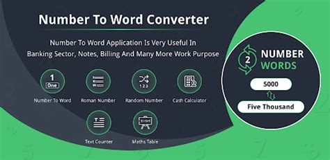Numbers To Words Convertor App Android App