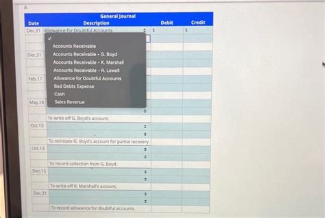 Solved Journal Entries For Credit Losses At The Beginning Of
