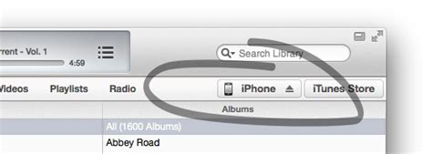 Where did the "sync" button go in iTunes 11? - Ask Different