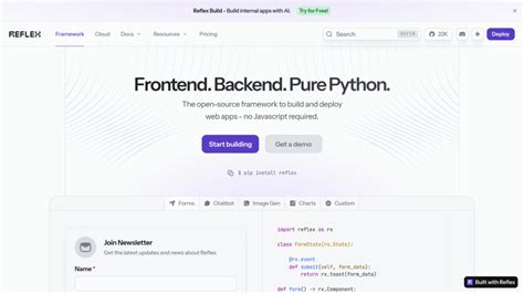 Reflexframework Open Source En Python Para Crear Y Desplegar Aplicaciones Web Full Stack Sin
