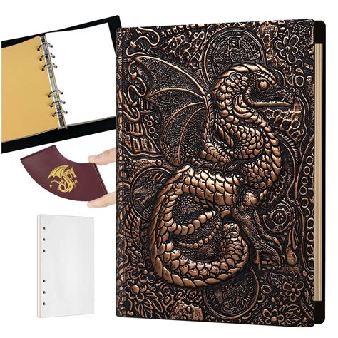 Dnd Campaign Journalnotebookunique 400 Page Refillable Book With 3d