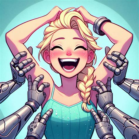 Elsa Tickled Ai By Laughbot On Deviantart