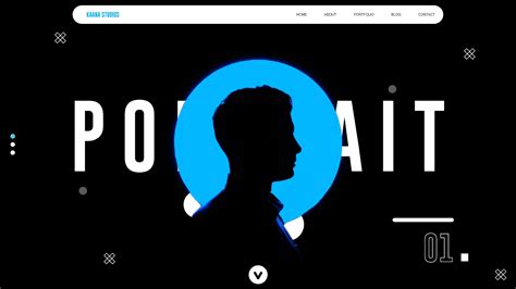 Adobe Xd Web Ui Header Design Behance