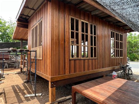 เพจบ้านน็อคดาวน์เรือนไทยประยุกต์ ขาย สนใจจองหลังนี้สอบถามเข้ามาได้ค่ะพร้อมส่ง หลังนี้ขนาด5 60ม