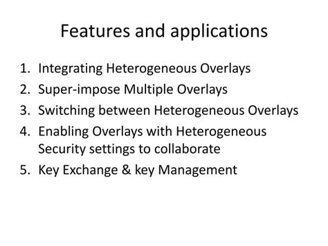 Overlay Networks Ppt Pptx