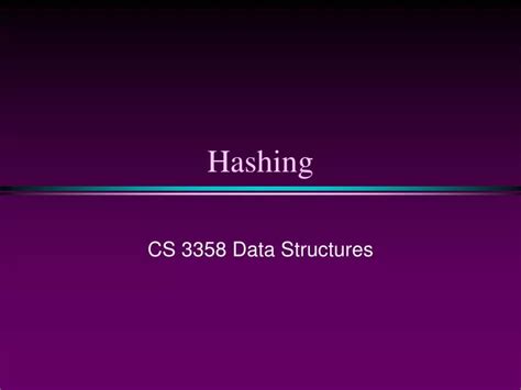 PPT Hashing PowerPoint Presentation Free Download ID