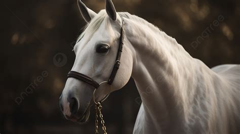 White Horse Standing Up