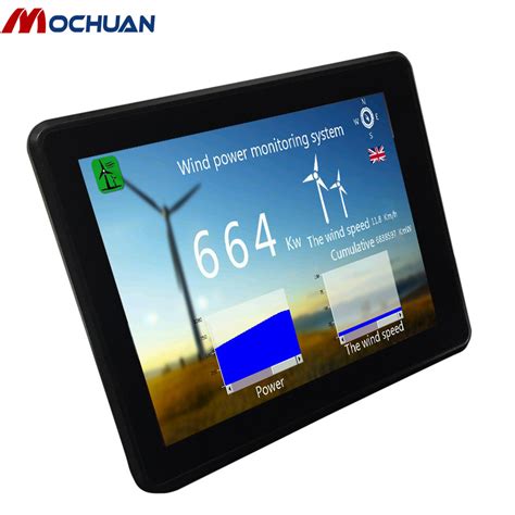 Mochuan Drives 9 7inch Cheap Capacitive Etherent PLC TFT LCD Touch Screen HMI For Industry