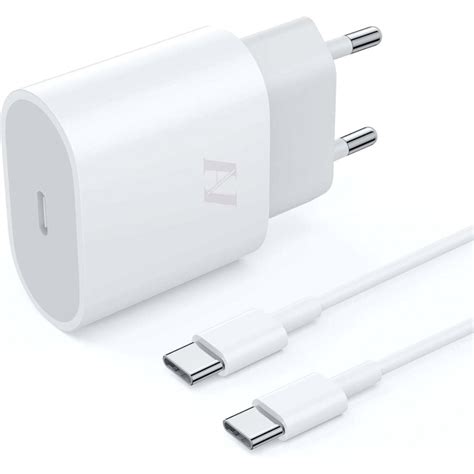 Комплект зарядно за телефон Aurov® бързо зареждане Type C 20w Usb Type C адаптер и кабел за