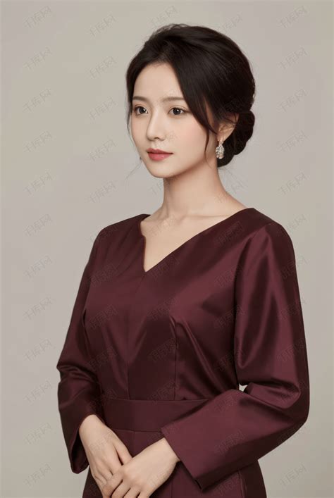 优雅女性模特摆拍图 高清摄影图高清摄影大图 千库网