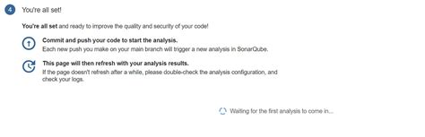 Sonarqube Gitlab Waiting For The First Analysis To Come In Sonarqube Server Community Build