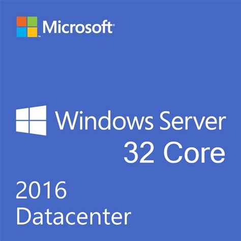 Windows Server 2016 Datacenter 32 Core Recycled Software