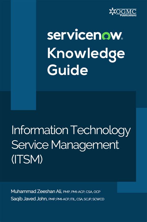 Servicenow Itsm Information Technology Service Management Knowledge