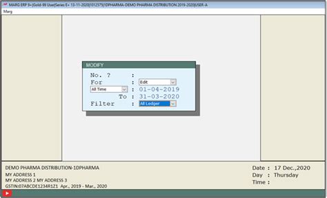 How To Modify Sale Return Credit Note In Marg Software