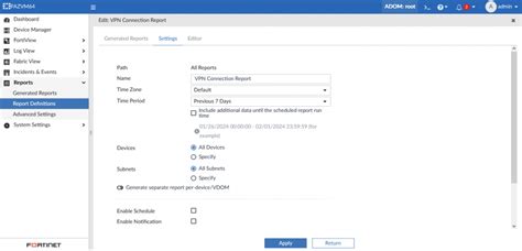 Technical Tip How To Create A Vpn Report For User Fortinet Community