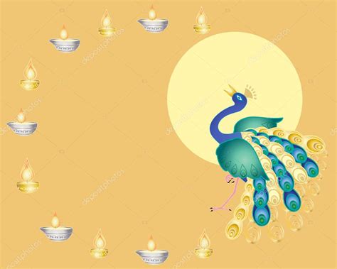 Diwali Peacock Stock Illustration By ©emjaysmith 5847226