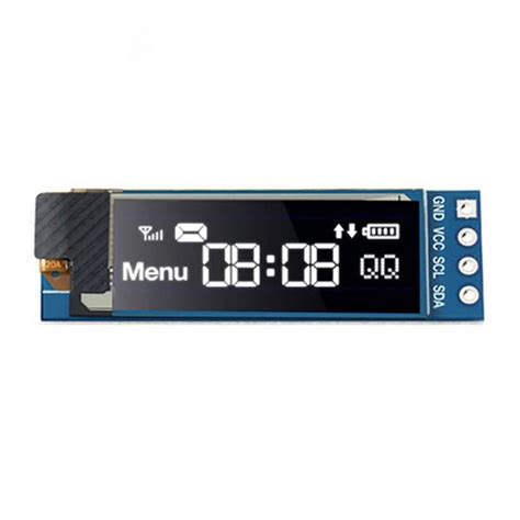 Graceful 091 128x32 Iic I2c Tampilan Oled Putih Modul Diy Dc33v 5v Untuk Pic Arduino