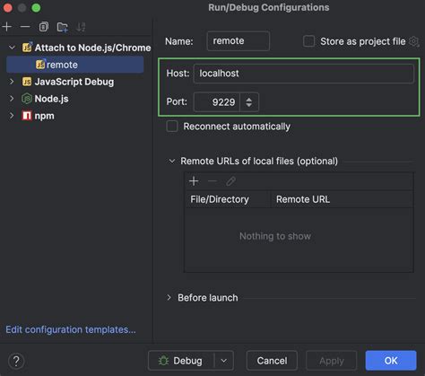 running and debugging node js webstorm documentation