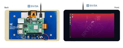 Raspberry Pi 7inch Dsi Lcd B Display Mipi Capacitive Touchscreen 800x480