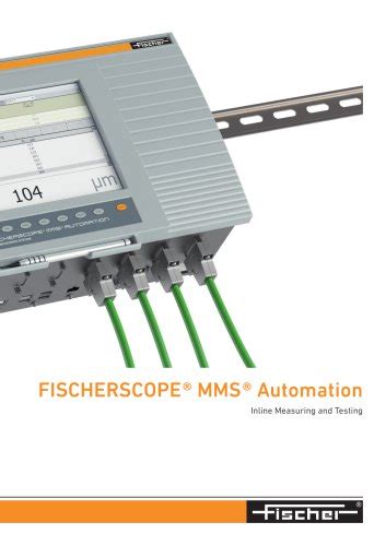 Fischerscope Mms Pc2 Helmut Fischer Gmbh Institut FÜr Elektronik