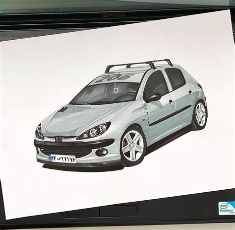 ‎طراحی نقاشی ماشین‎ ‎سفارش آقا ماهان عزیز😍 ️ همون لوسیفر🔥