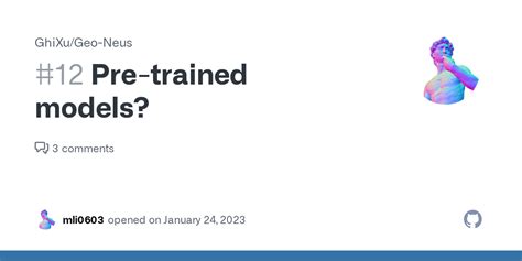 Pre Trained Models Issue GhiXu Geo Neus GitHub