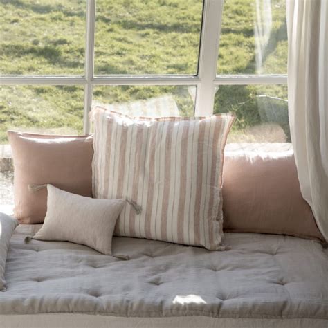 Gabrielle Paris Washed Linen Cushion Glaise Insert Included