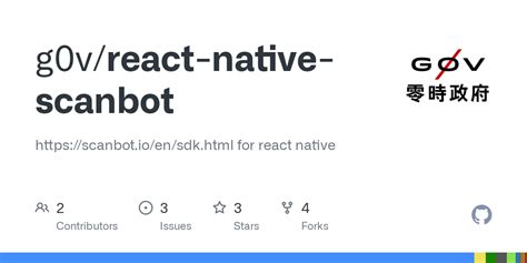 github g0v react native scanbot en sdk for